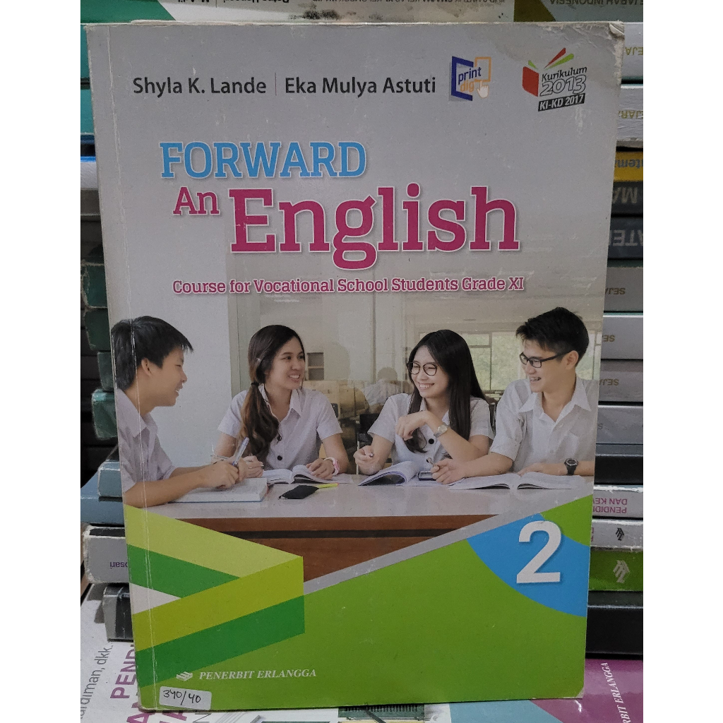 Jual BUKU BEKAS ERLANGGA - FORWARD AN ENGLISH KELAS 1/2/3 SMK KURIKULUM ...