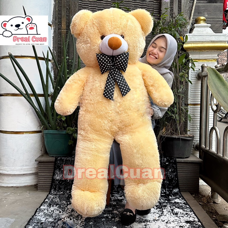 Jual Boneka Teddy Bear Beruang Besar Jumbo 130 cm 1,3 Meter Import ...