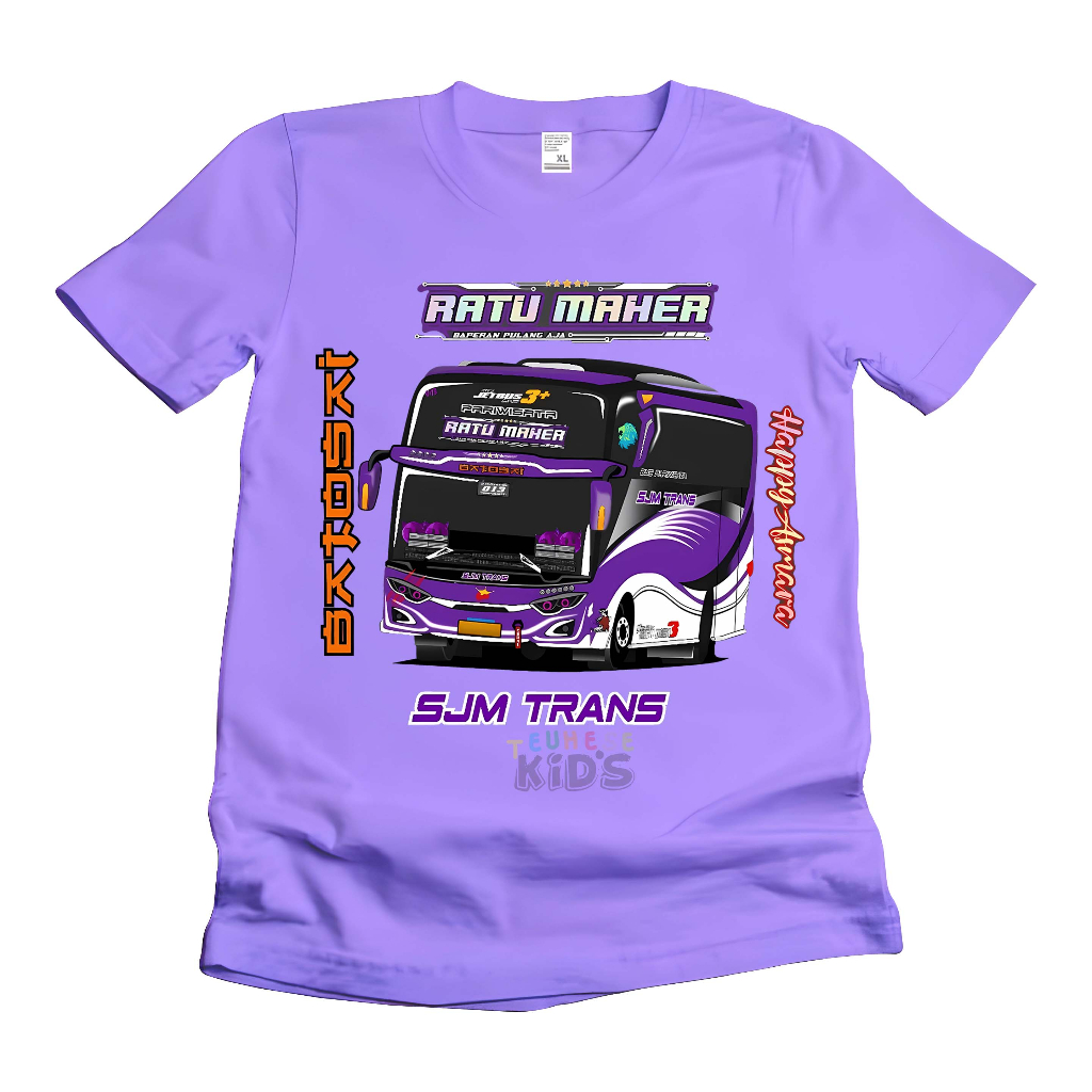 Jual (FREE NAMA) Baju kaos atasan anak motif "RATU MAHER BUS" bahan cottun premium | Shopee ...