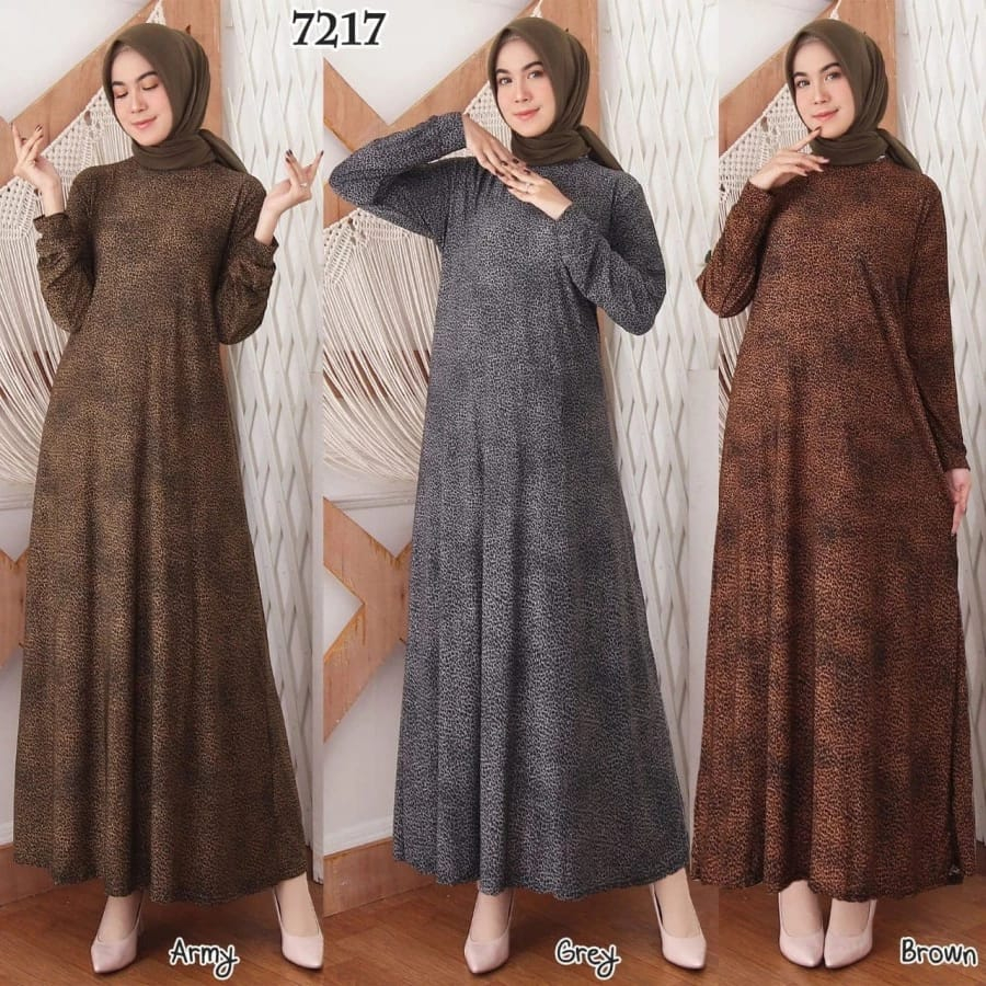 Jual Gamis Jersey Macan Leopard Baju muslim wanita | Shopee Indonesia