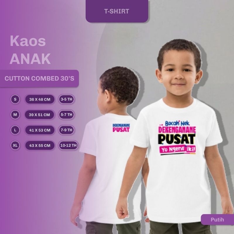 Jual kaos anak putih dekengan pusat | Shopee Indonesia Jual kaos anak putih dekengan pusat | Shopee Indonesia