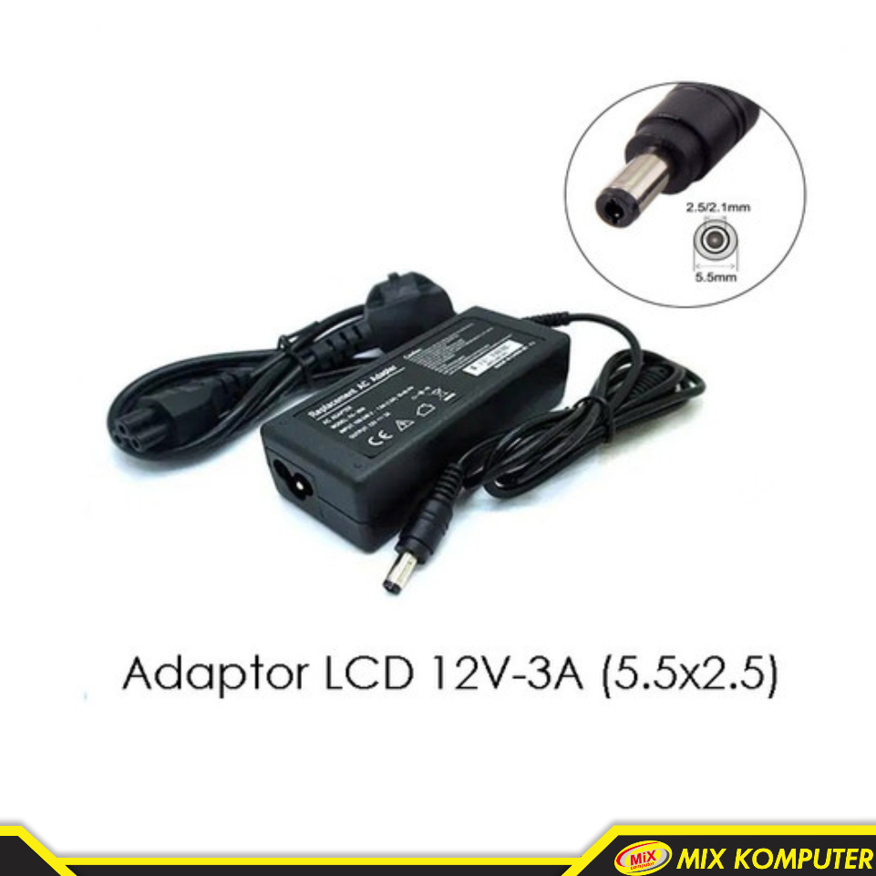 Jual ADAPTOR INFORCE MONITOR LED 12V - 3A | Shopee Indonesia