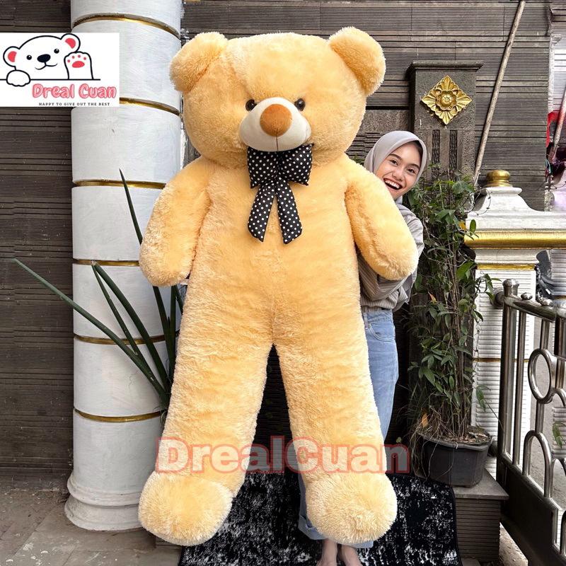 Jual boneka teddy bear beruang besar super jumbo 150cm 1,5meter murah ...