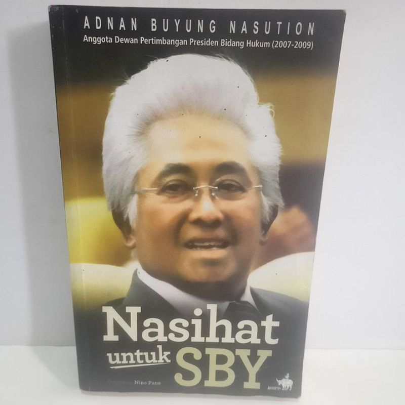 Jual Buku Original NASIHAT UNTUK SBY - ADNAN BUYUNG NASUTION | Shopee Indonesia