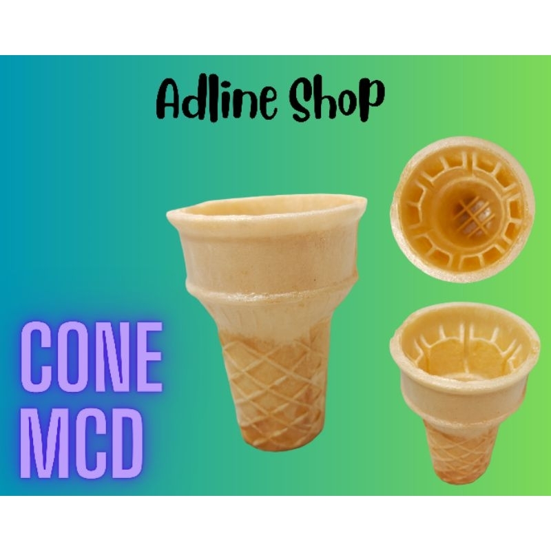Jual Cone Es Krim McD 5.5 Cm 1 Pack Isi 10 Pcs | Shopee Indonesia