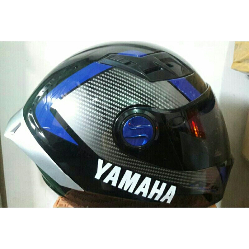 Jual Helm Yamaha FullFace / Full Face Yamaha R15 V4 Original (Kondisi ...