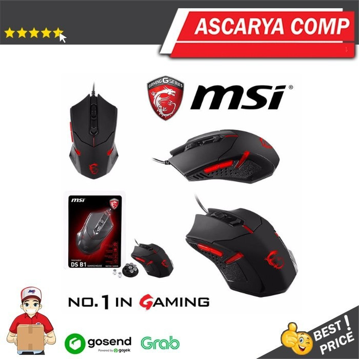 Jual MOUSE GAMING MSI Interceptor Ds B1 | Shopee Indonesia