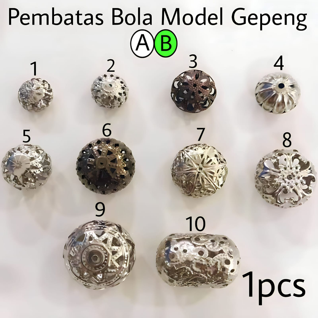 Jual Pembatas Bola | Pembatas Motif Bola type B Uk 6mm-30mm Harga/1pc ...