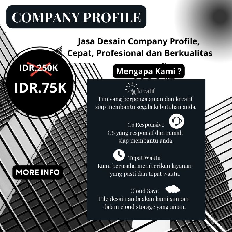 Jual Jasa pembuatan company profile perusahaan/Jasa pembuatan compro murah | Shopee Indonesia