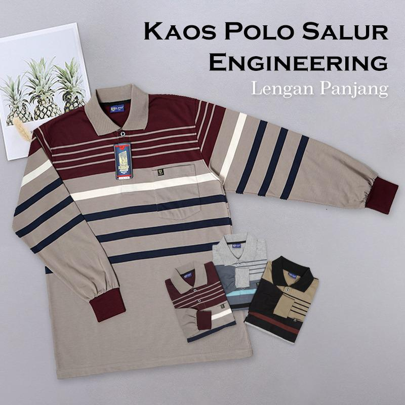 Jual Liso wear - Kaos kerah pria stripe engineering | kaos kerah salur ...
