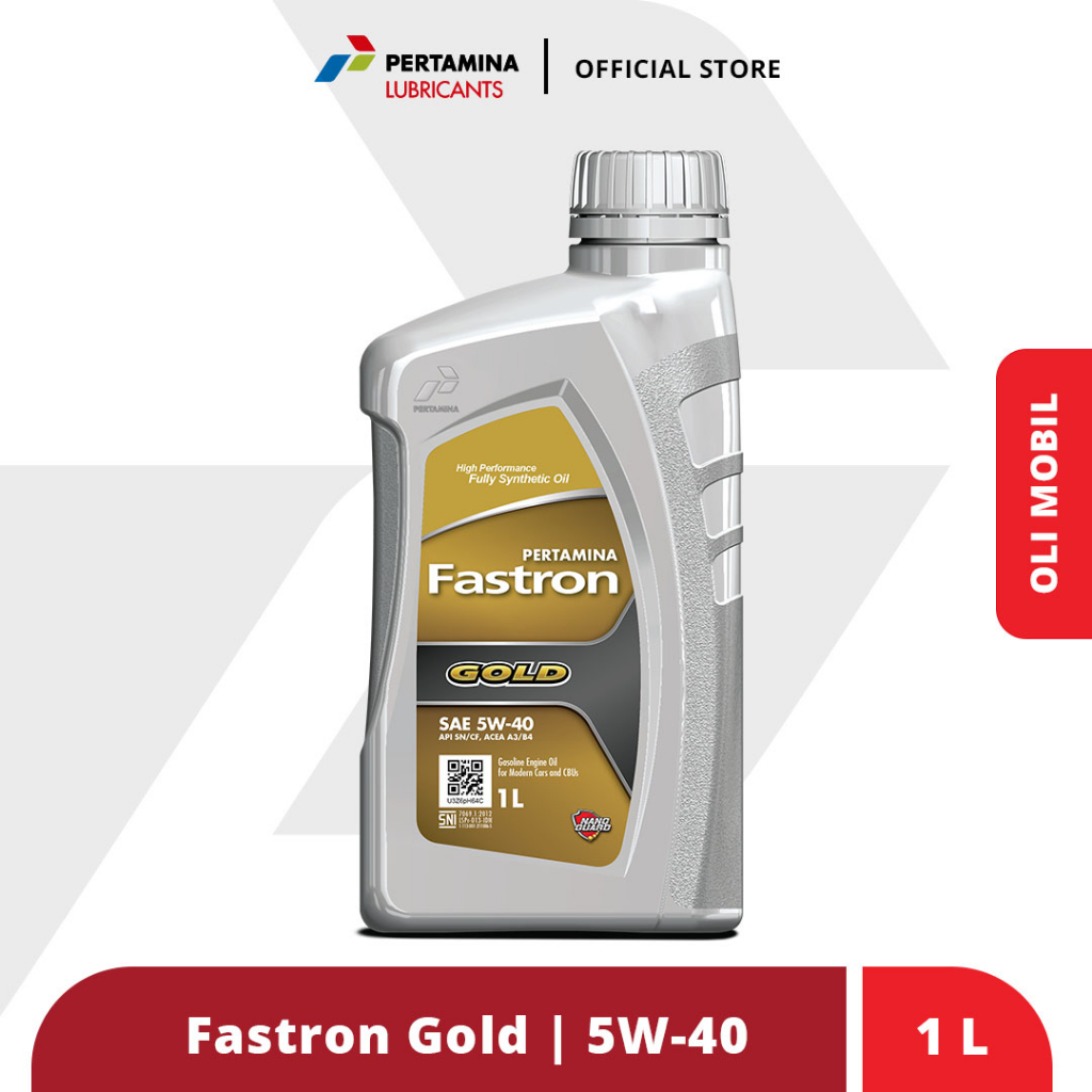 Jual Oli Mobil Pertamina Fastron Gold 5W-40 [1 Liter] | Shopee Indonesia