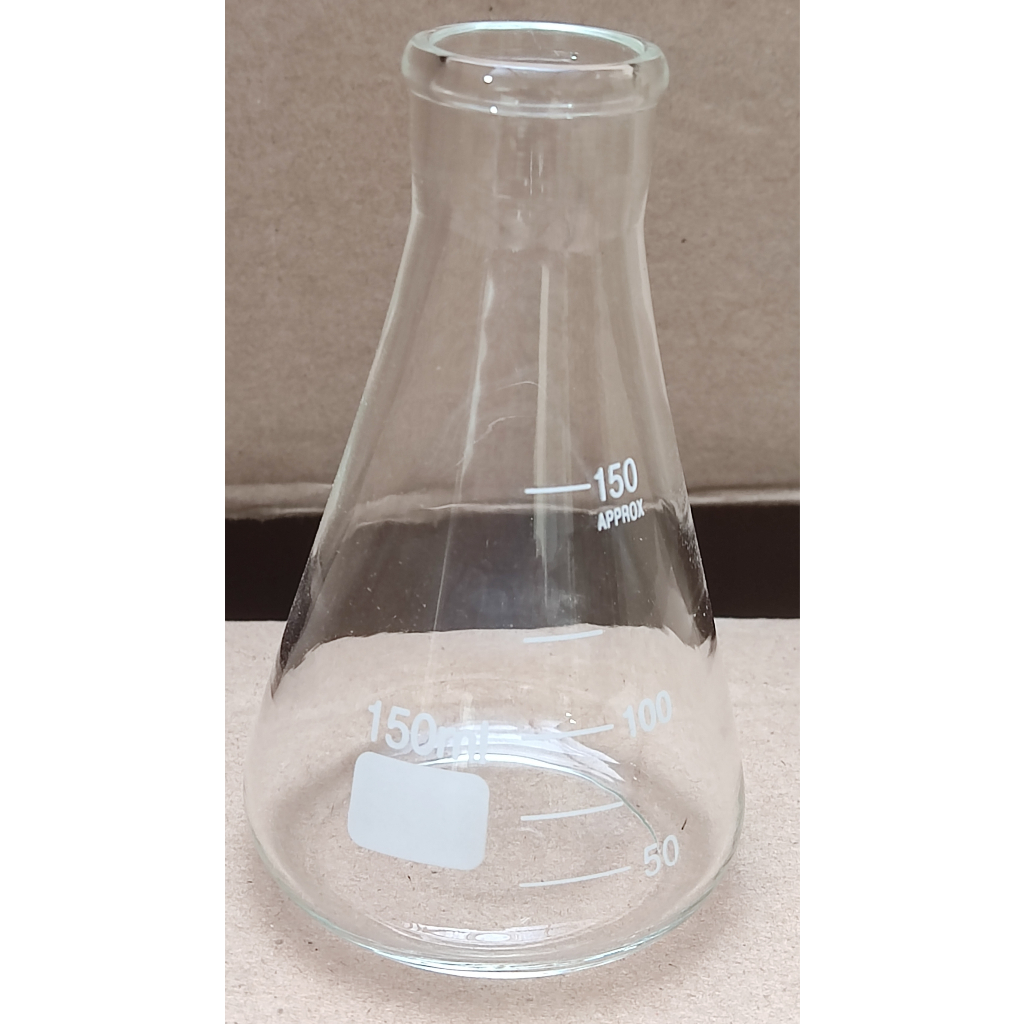 Jual Erlenmeyer flask 150mL glass kaca RRC bukan iwaki duran | Shopee ...