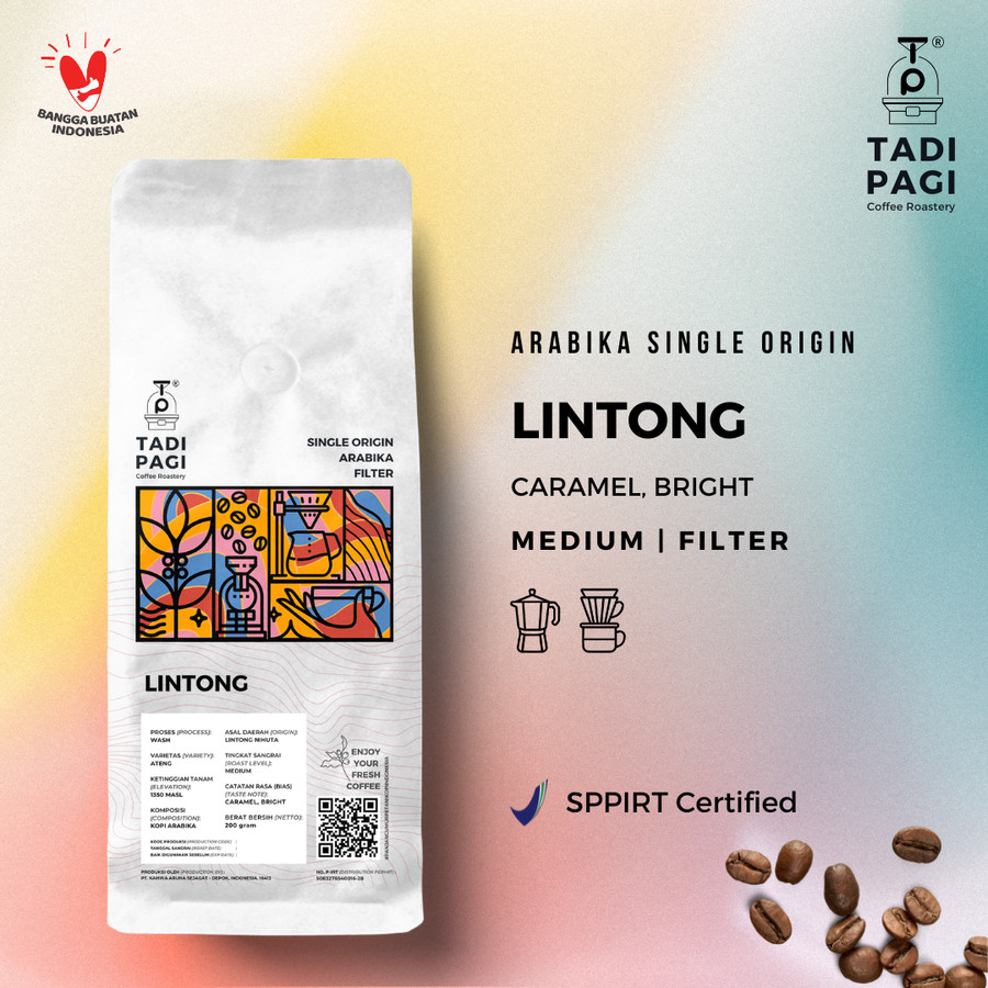 Jual Lintong 200 gr Roast Bean Coffee - Biji Kopi Matang | Shopee Indonesia