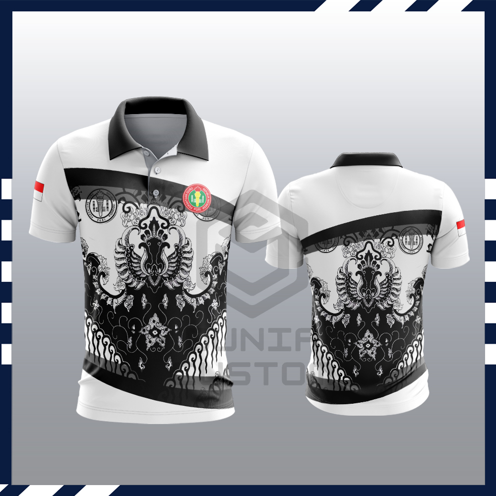 Jual Kaos Baju Jersey Polo Guru Motif Batik PGRI Fullprint | Kemeja PGRI | Baju Batik Pria PGRI ...