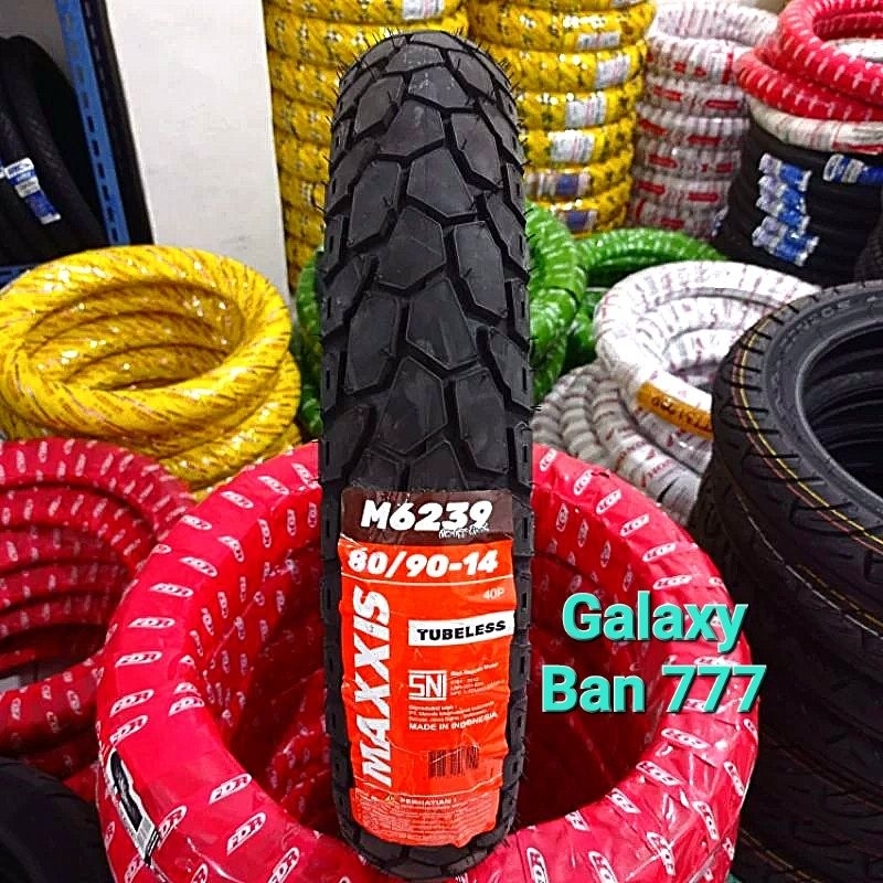 Jual Ban motor On-Off Road MAXXIS M6239 80/90 Ring 14 80/90-14 Tubeless ...