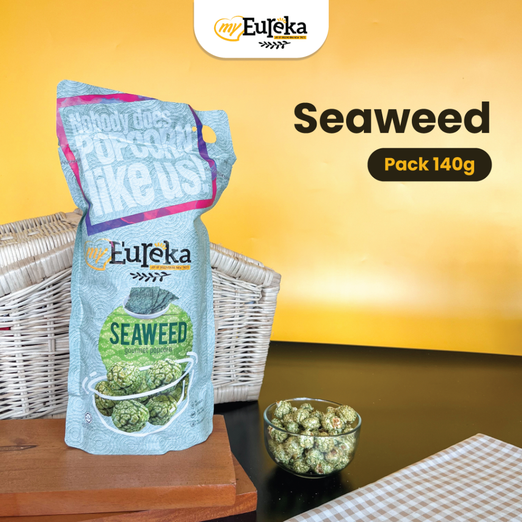 Jual Eureka Popcorn Seaweed Pack 140gr | Snack Cemilan Impor | Shopee ...