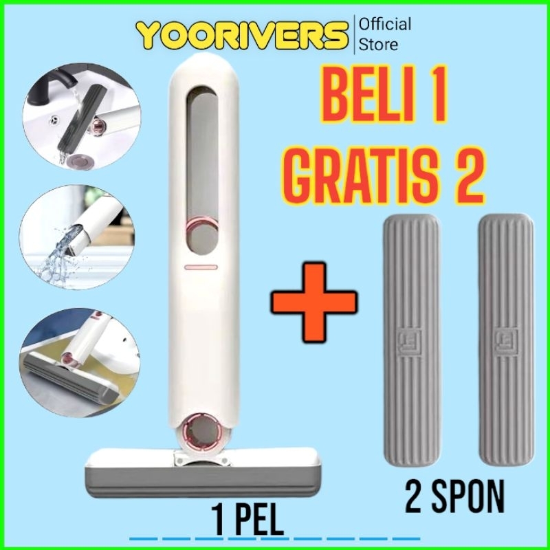 Jual [BELI 1 DAPAT 2 SPON] Mini Mop Cleaner Alat Pel Pembersih Ruangan ...