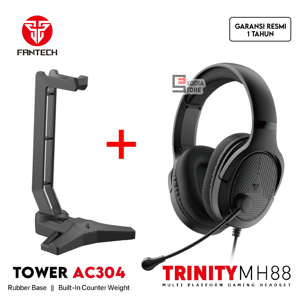 Jual Fantech TRINITY MH88 Mobile Headset Gaming with Stand TOWER AC3001 ...