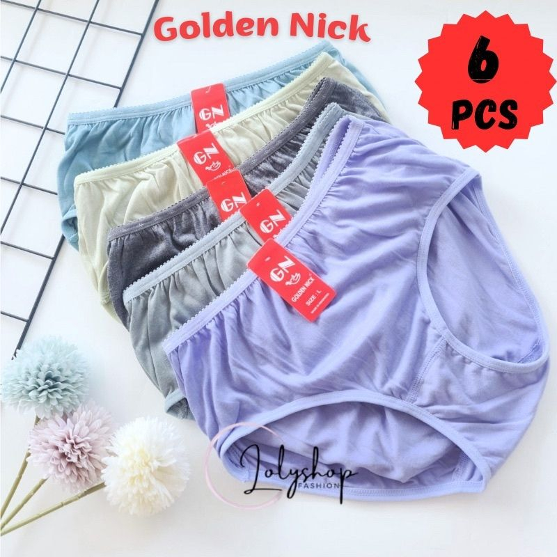 Jual LOLY - Isi 6 Pcs CD / Celana Dalam / Underwear Golden Nick Original Murah | Shopee Indonesia