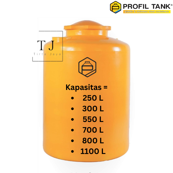 Jual Tandon Air PROFIL TANK TDA 250L 300L 550L 700L 800L 1100L Toren ...