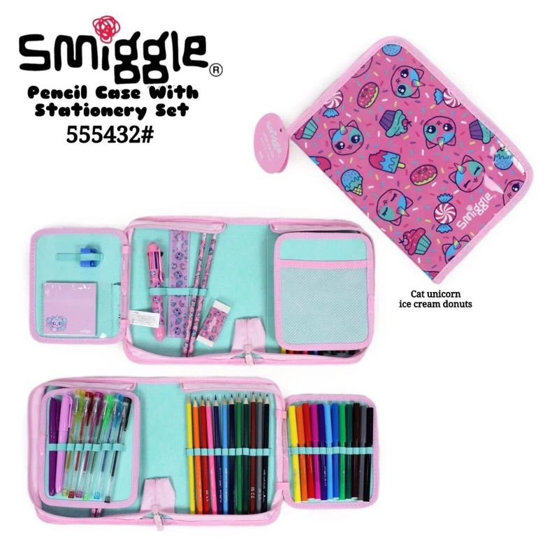 Jual SMIGGLE ZIP IT / SMIGGLE STATIONERY SET / PENSIL SET | Shopee ...