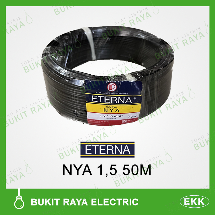 Jual Eterna Kabel NYA 1,5 50 Meter | Shopee Indonesia