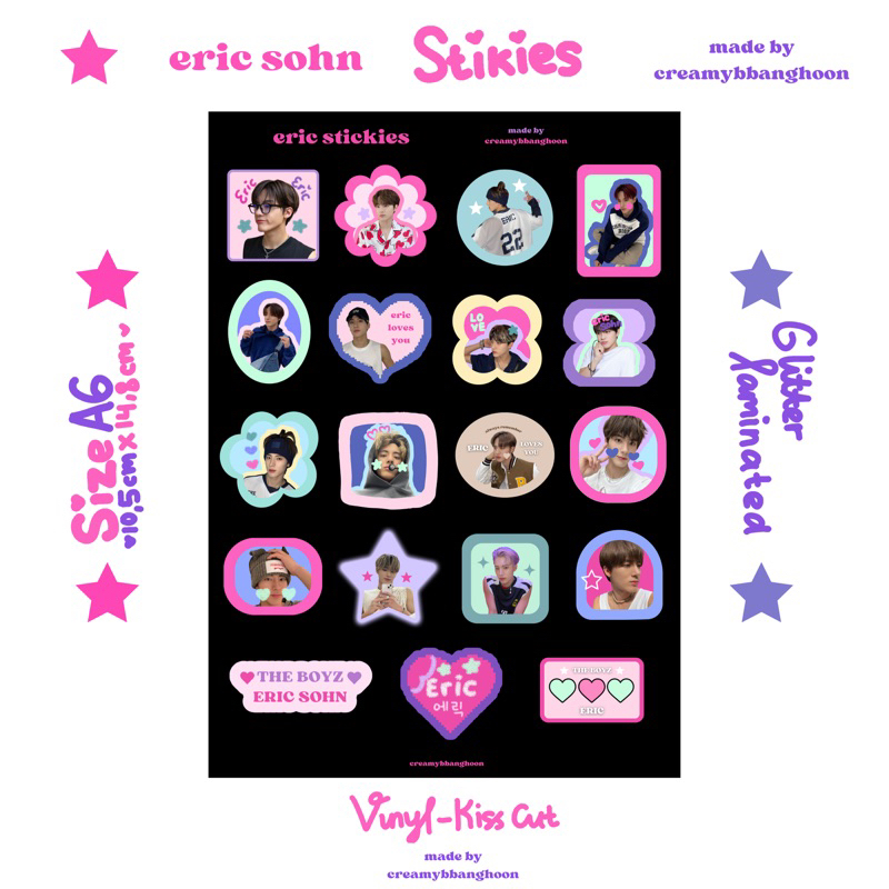 Jual Sticker The Boyz TBZ Member Deobo Stiker Deco (pre order) | Shopee ...