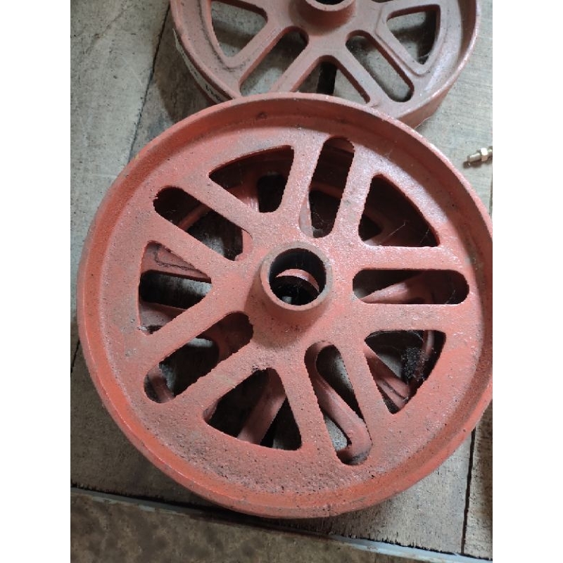 Jual RODA BESI MOLEN COR WHEEL RODA BAN BESI MESIN | Shopee Indonesia