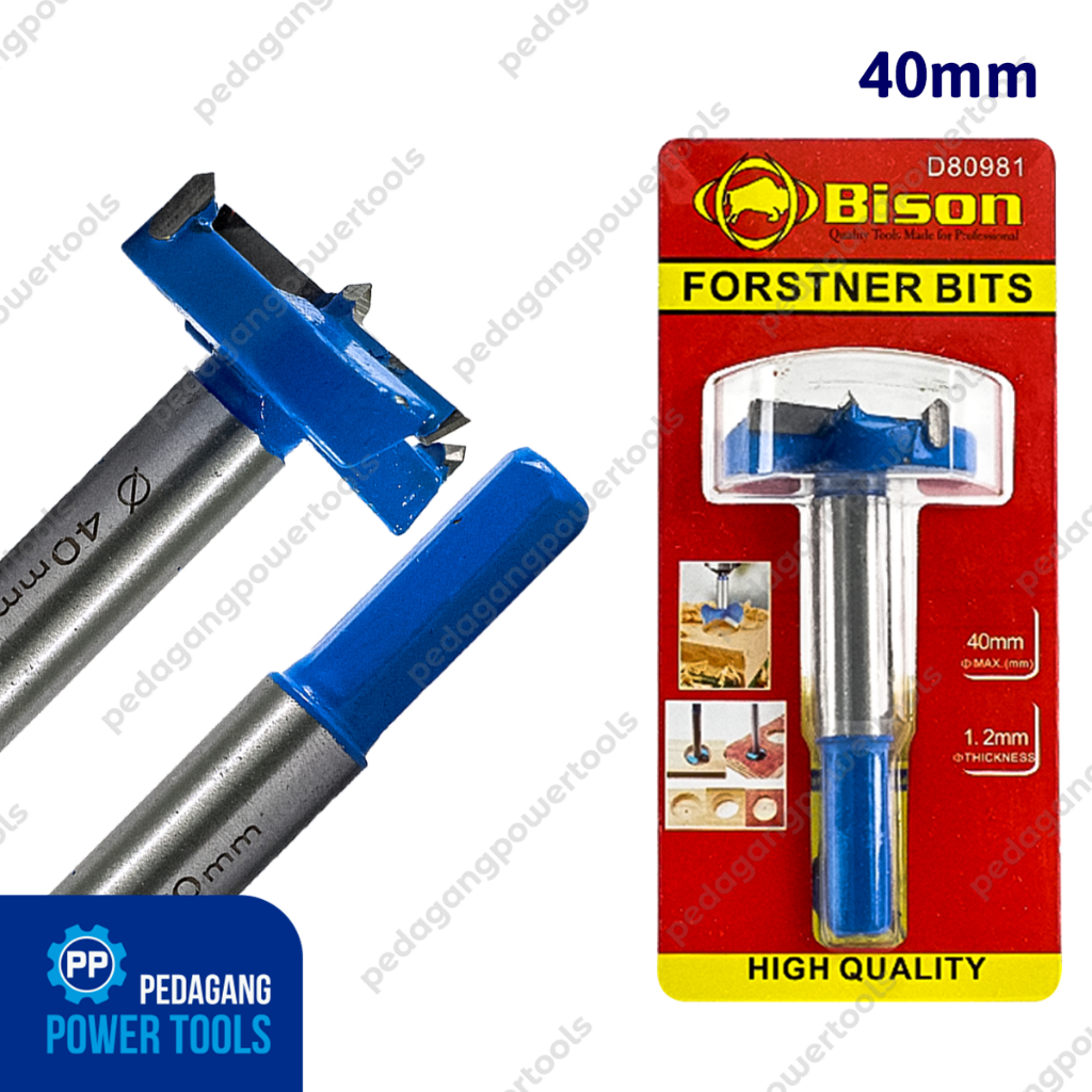 Jual BISON MATA BOR ENGSEL SENDOK 40 MM PELUBANG KAYU WOOD FORSTNER BIT | Shopee Indonesia