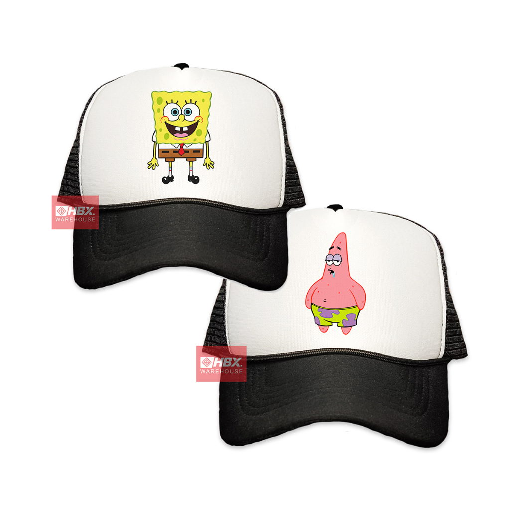 Jual Topi Spongeb0b Patrick Star Trucker Hat Cartoon Kartun | Shopee Indonesia