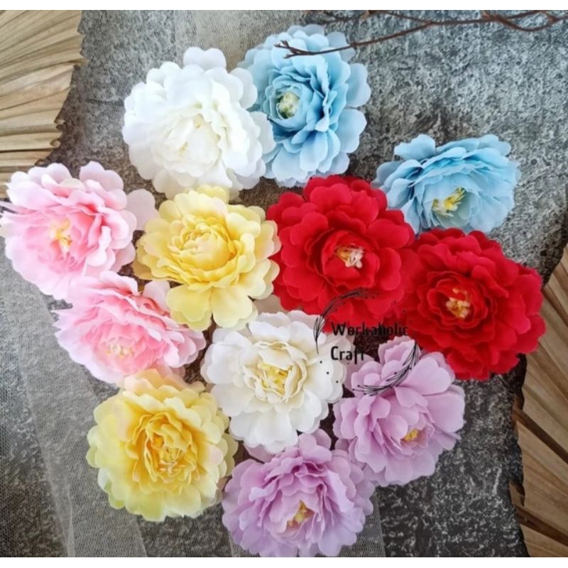 Jual Kuntum Bunga Camelia Artificial Bunga plastik Bunga Palsu ...