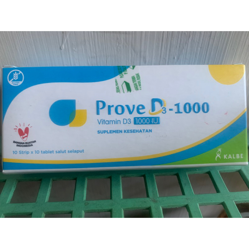 Jual PROVE D3 Tablet - Vitamin D3 1000 IU Kemasan 100 Kaplet | Shopee ...