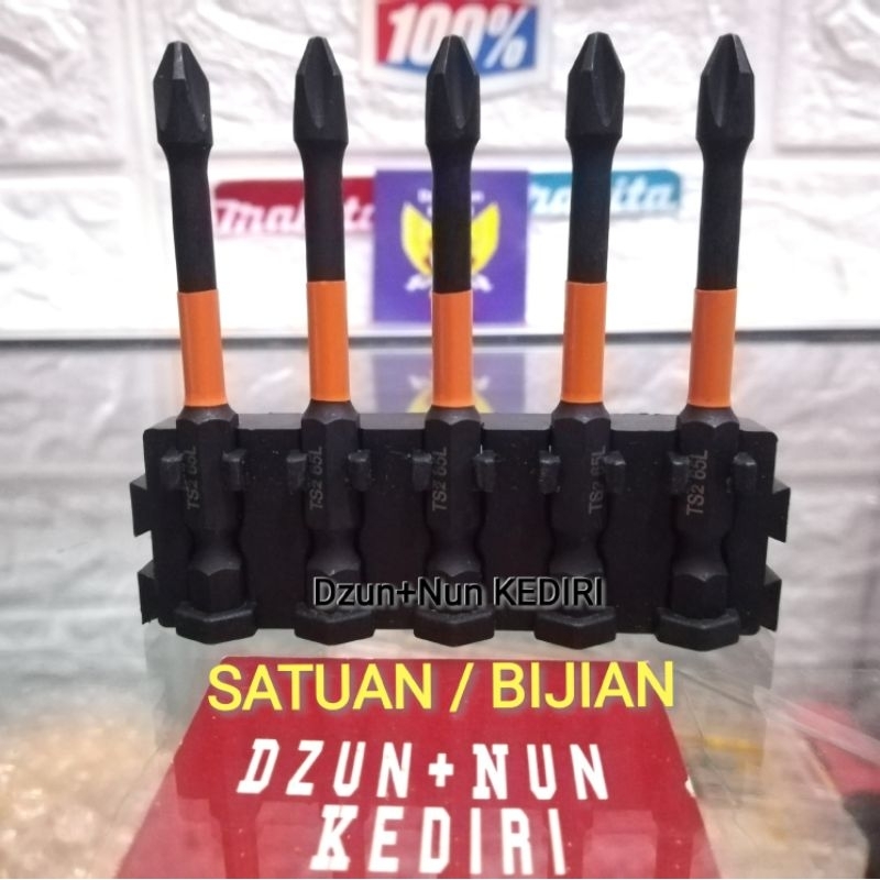 Jual Mata Obeng Magnetic Allefix Single Ended PH2 65mm Bijian | Shopee ...