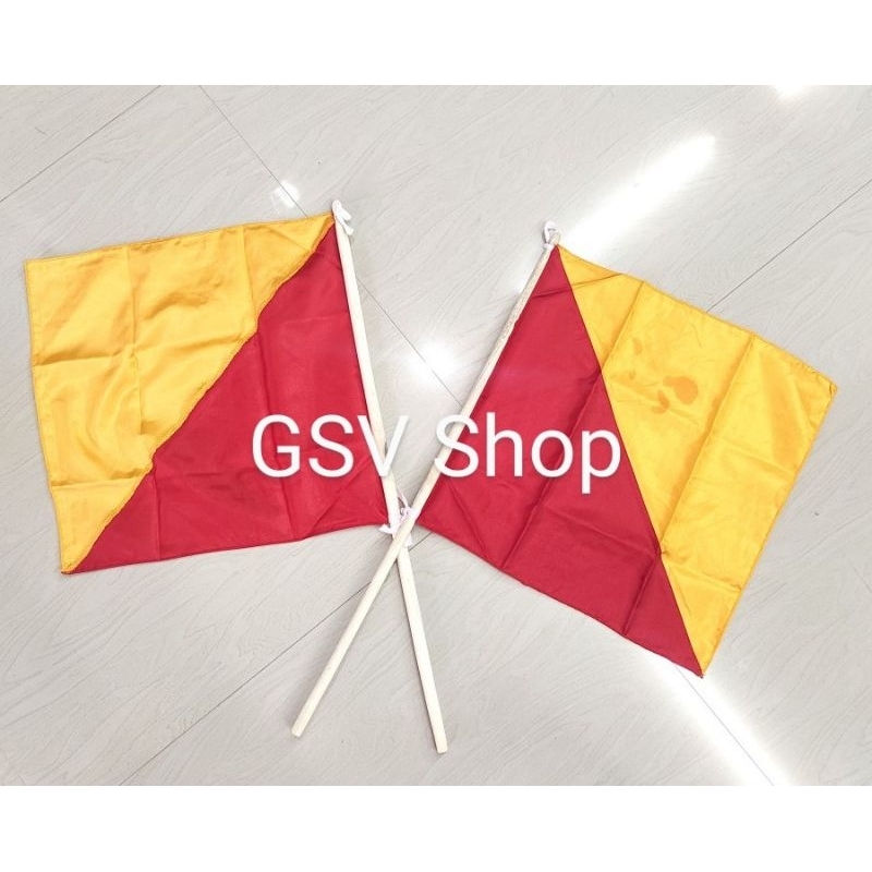 Jual Tongkat Bendera Semaphore Semapur Semafur Pramuka | Shopee Indonesia