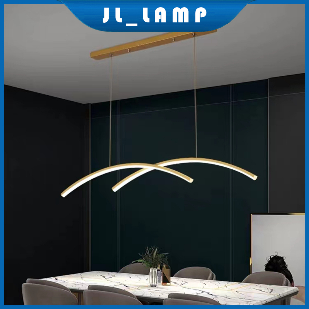 Jual Lampu Gantung Ruang Makan Meja Makan Lampu Gantung Restoran Nordic Lampu Led Strip ...