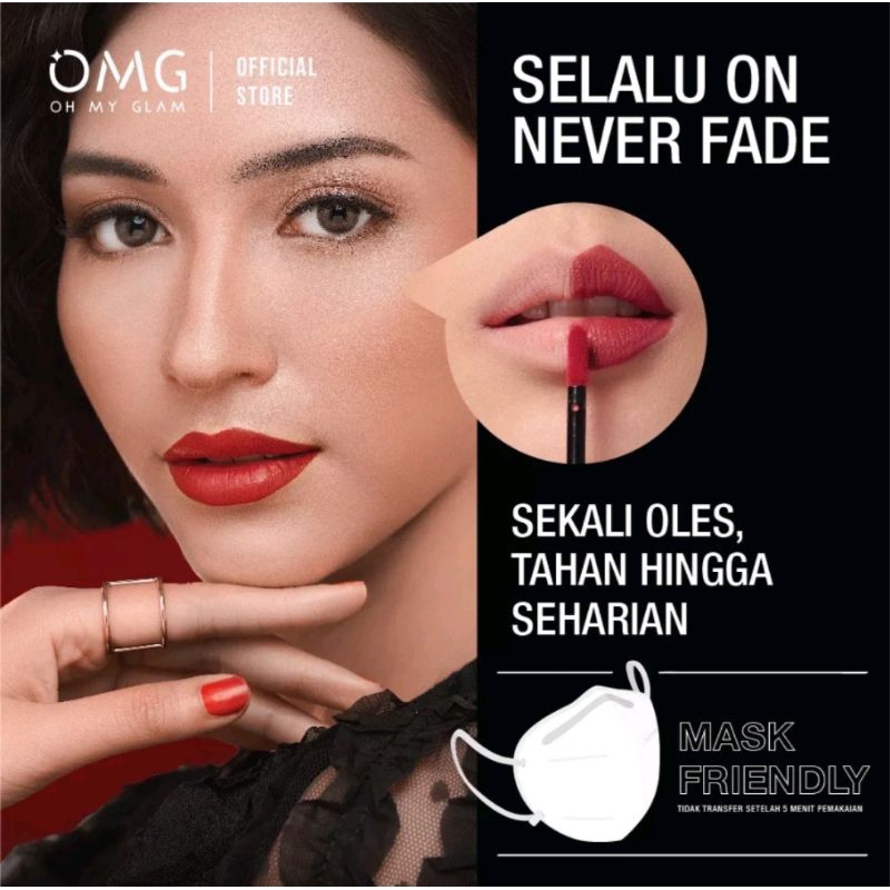 Jual OMG Matte Kiss Lip Cream | Shopee Indonesia
