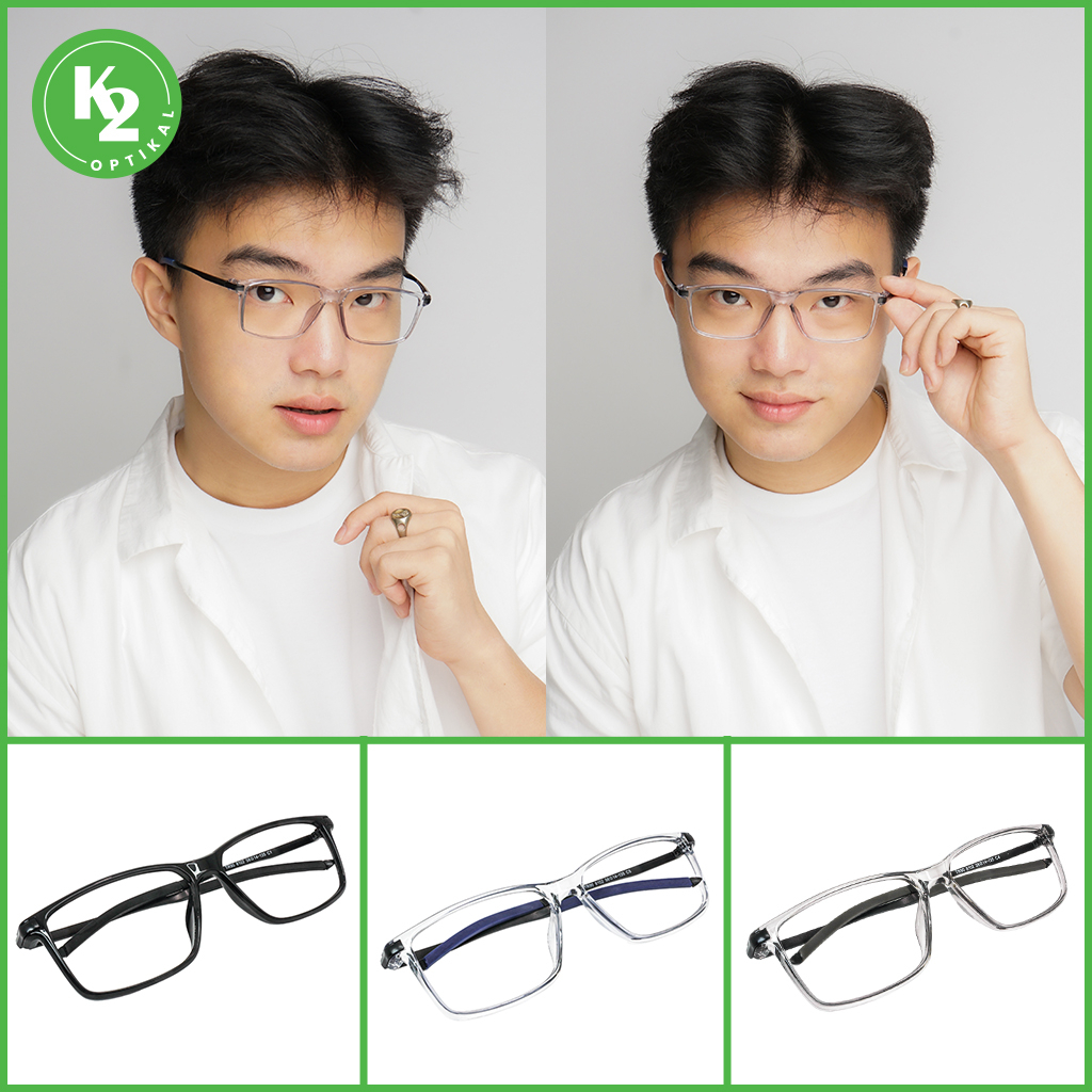 Jual Kacamata Frame 8102 lensa photocromic photobrown blueray ...