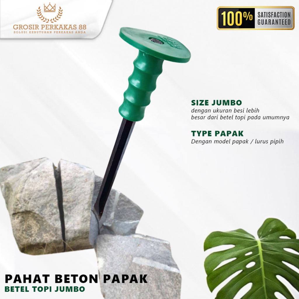 Jual Betel Topi Baja Jumbo Pahat Beton Dinding Tembok Beton 12 Inch ...