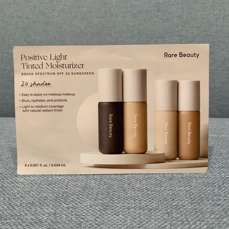 Jual RARE BEAUTY Foundation / Concealer SAMPLE CARD | Shopee Indonesia