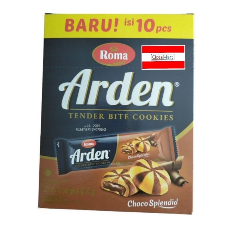 Jual Roma Arden Cookies Cokelat sachet 10 x 30gr | Shopee Indonesia