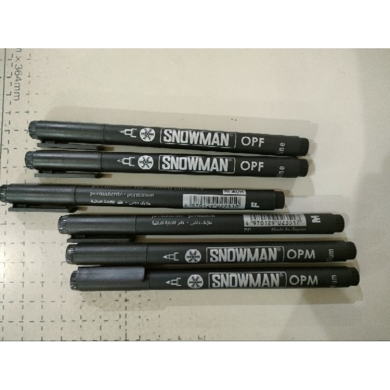 Jual spidol snowman permanen permanent OPF OPM | Shopee Indonesia