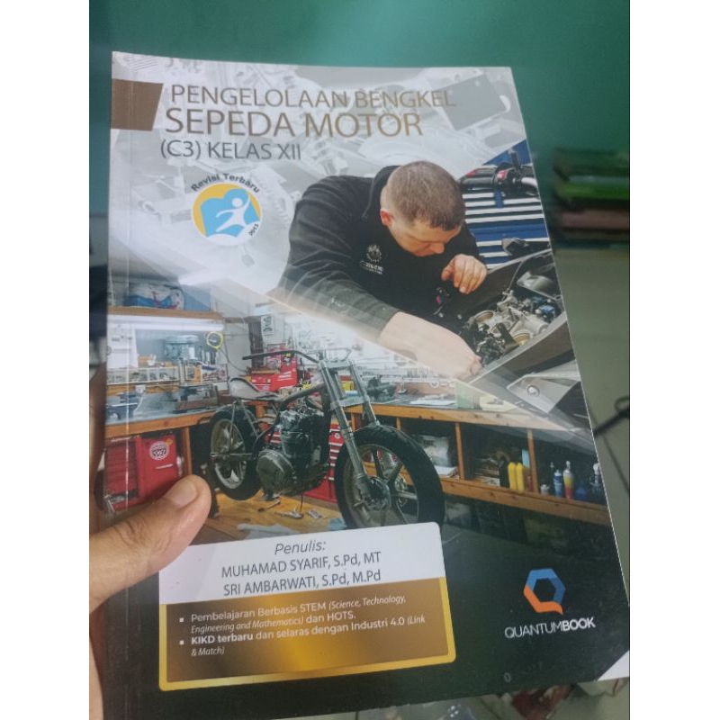 Jual PENGELOLAAN BENGKEL SEPEDA MOTOR KELAS 12 C3 QUANTUMBOOK | Shopee Indonesia