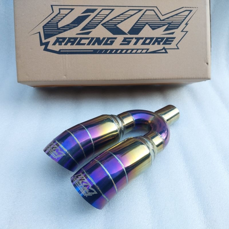 Jual knalpot tailpipe cabang L300 panther innova inlet 2 inch | Shopee ...