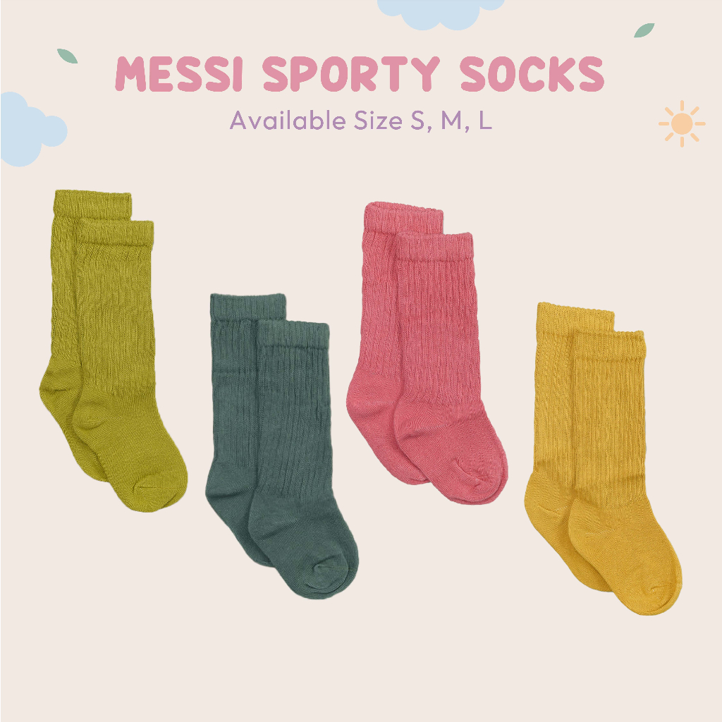 Jual Messi Sporty Socks - Kaos Kaki Panjang Anak candybutton | Shopee ...
