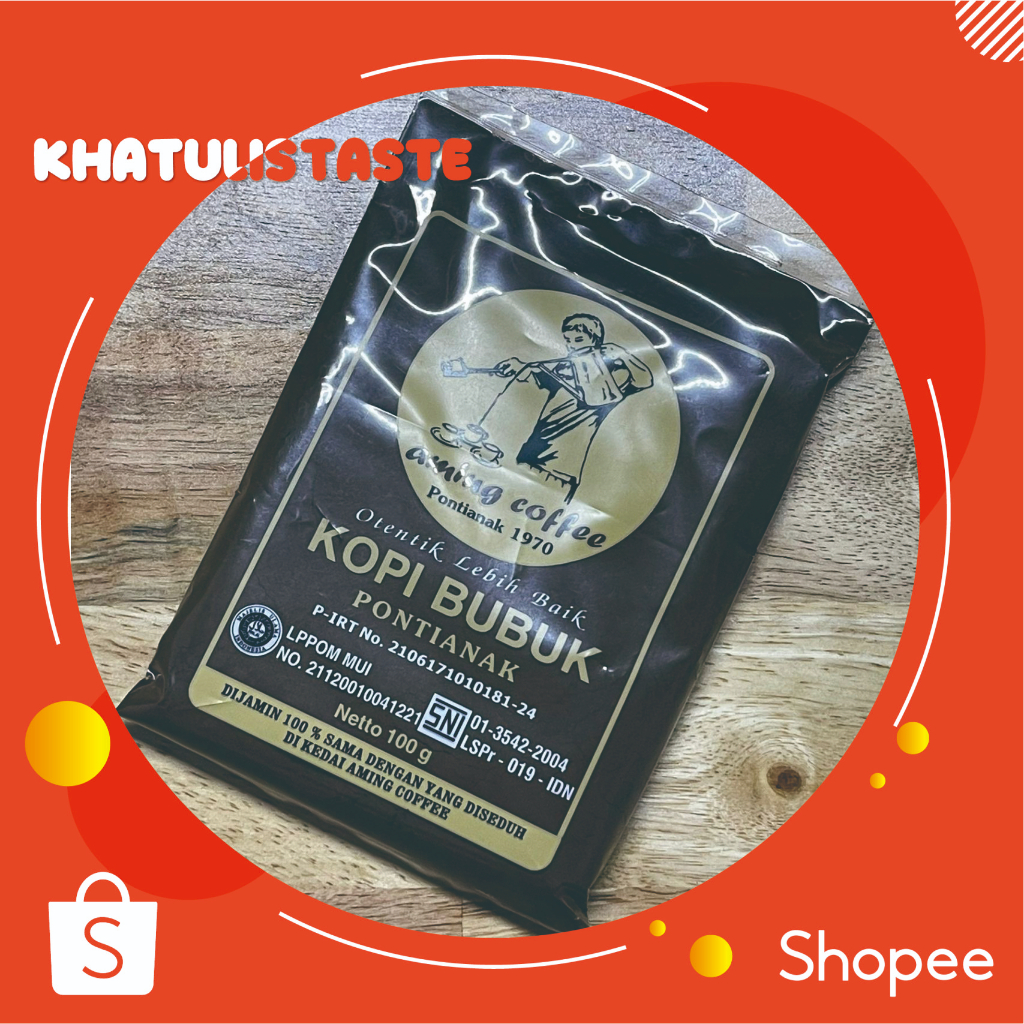 Jual KOPI BUBUK AMING KHAS PONTIANAK - 100Gram | Shopee Indonesia