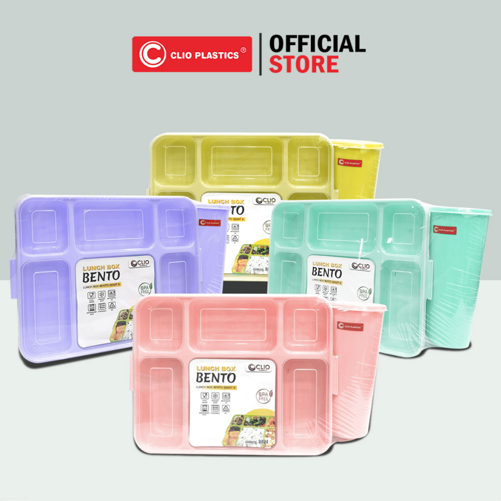 Jual EKKADO SET CLIOPLASTICS - BENTO SET - LUNCHBOX SET - LUNCHBOX ...