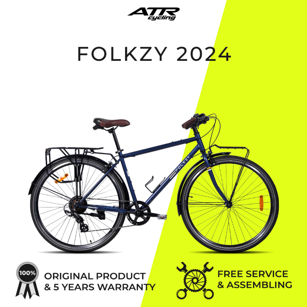 Jual SEPEDA COMMUTER 700C-08SP GENIO FOLKZY (L)(24) BL(blue) | Shopee ...