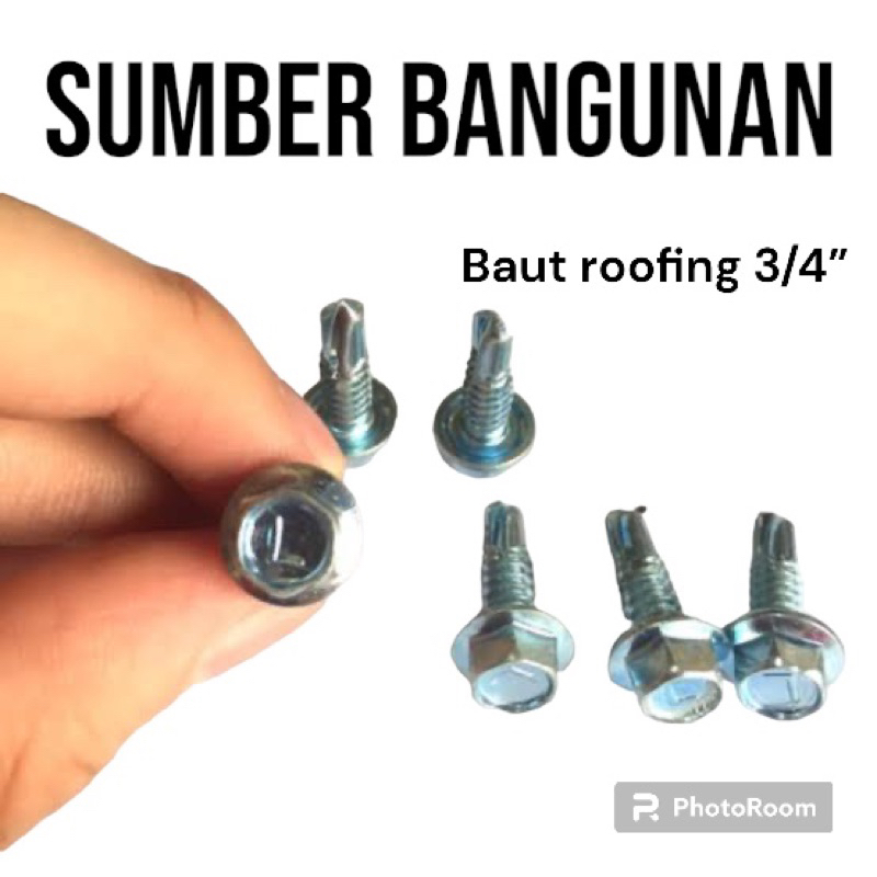 Jual BAUT BAJA RINGAN 3/4” / BAUT KANAL 3/4” PERBUNGKUS ISI 50pcs ...
