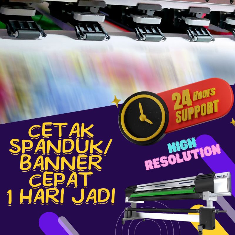 Jual CETAK BANNER/SPANDUK 280g KILAT PROSES KILAT 24-JAM | Shopee Indonesia