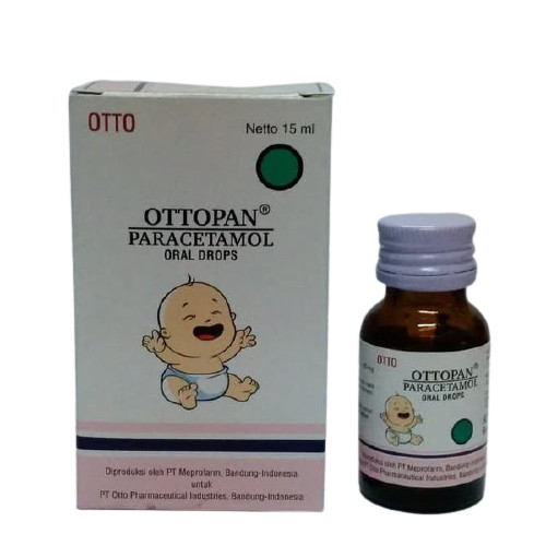 Jual OTTOPAN ORAL DROPS - SYRUP 60 ML Obat Demam Paracetamol 15ML Anak ...